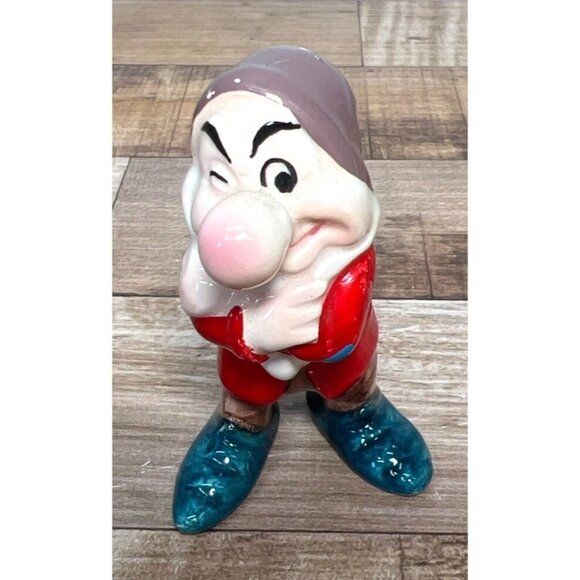 Disney | Other | Vintage Ceramic Grumpy Dwarf Figurine From Snow White ...